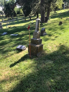 Union Cemetery Before - Frisbie Monuments