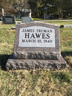 HAWES-JAMES - Frisbie Monuments