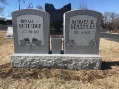RUTLEDGE - Frisbie Monuments